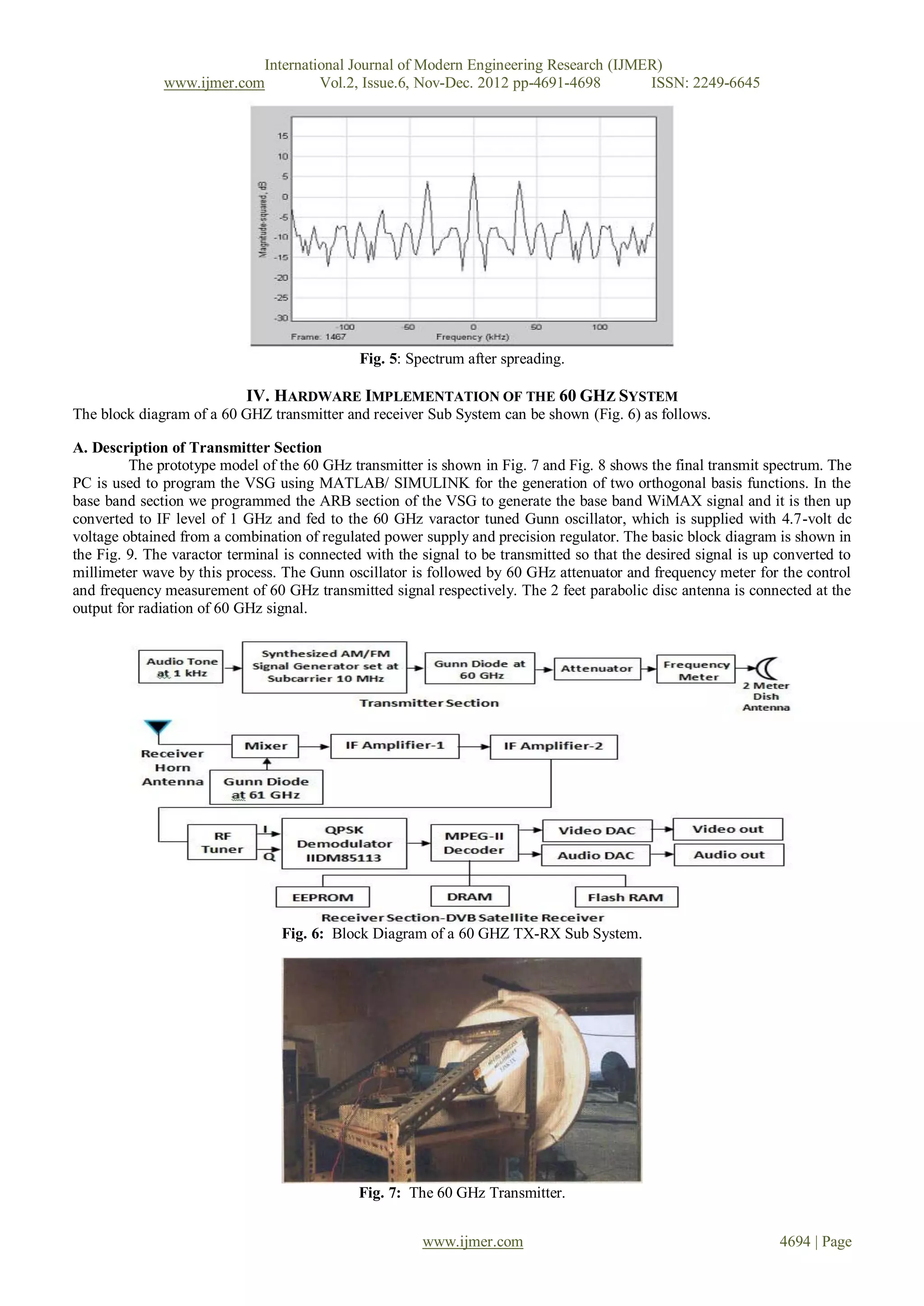 Design and Implementation of Wireless Embedded Systems at 60 GHz ...