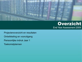 End Year Assessment | ODP