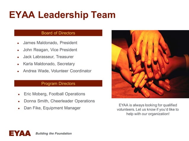 Welcome to EYAA | PPT