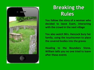 Eyam application - Final version | PPT