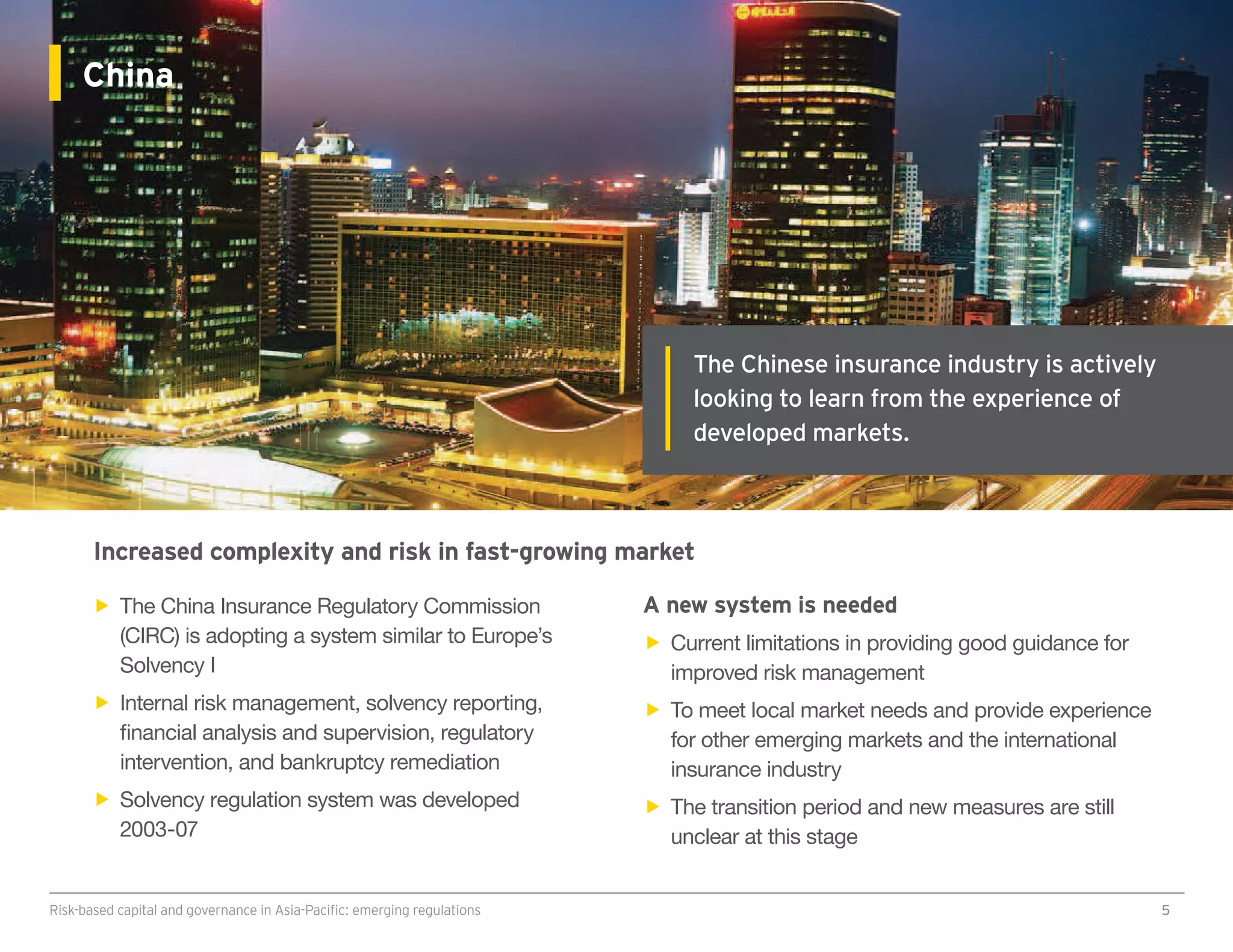 Risk-based capital and governance in Asia-Pacific: emerging regulations ...