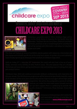 Early Years / Child Care Business Promotional Magazine | PDF | Business ...