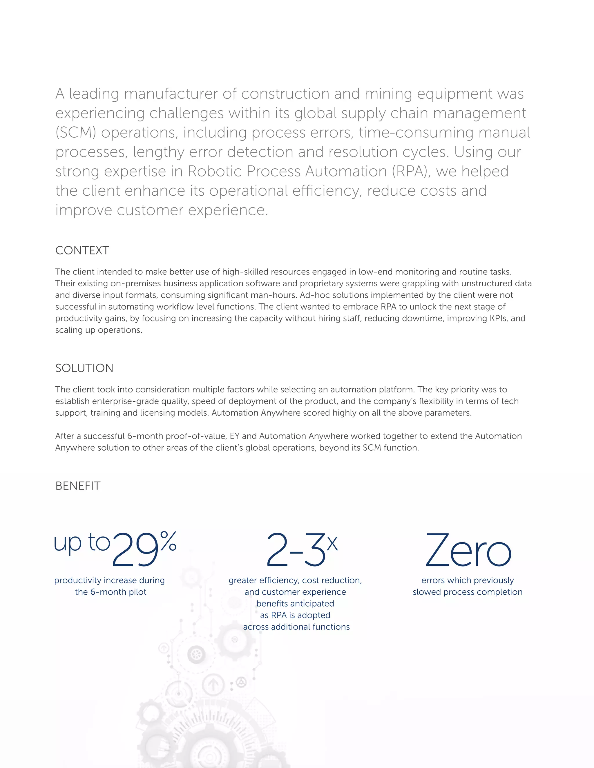 Ey case study rpa | PDF