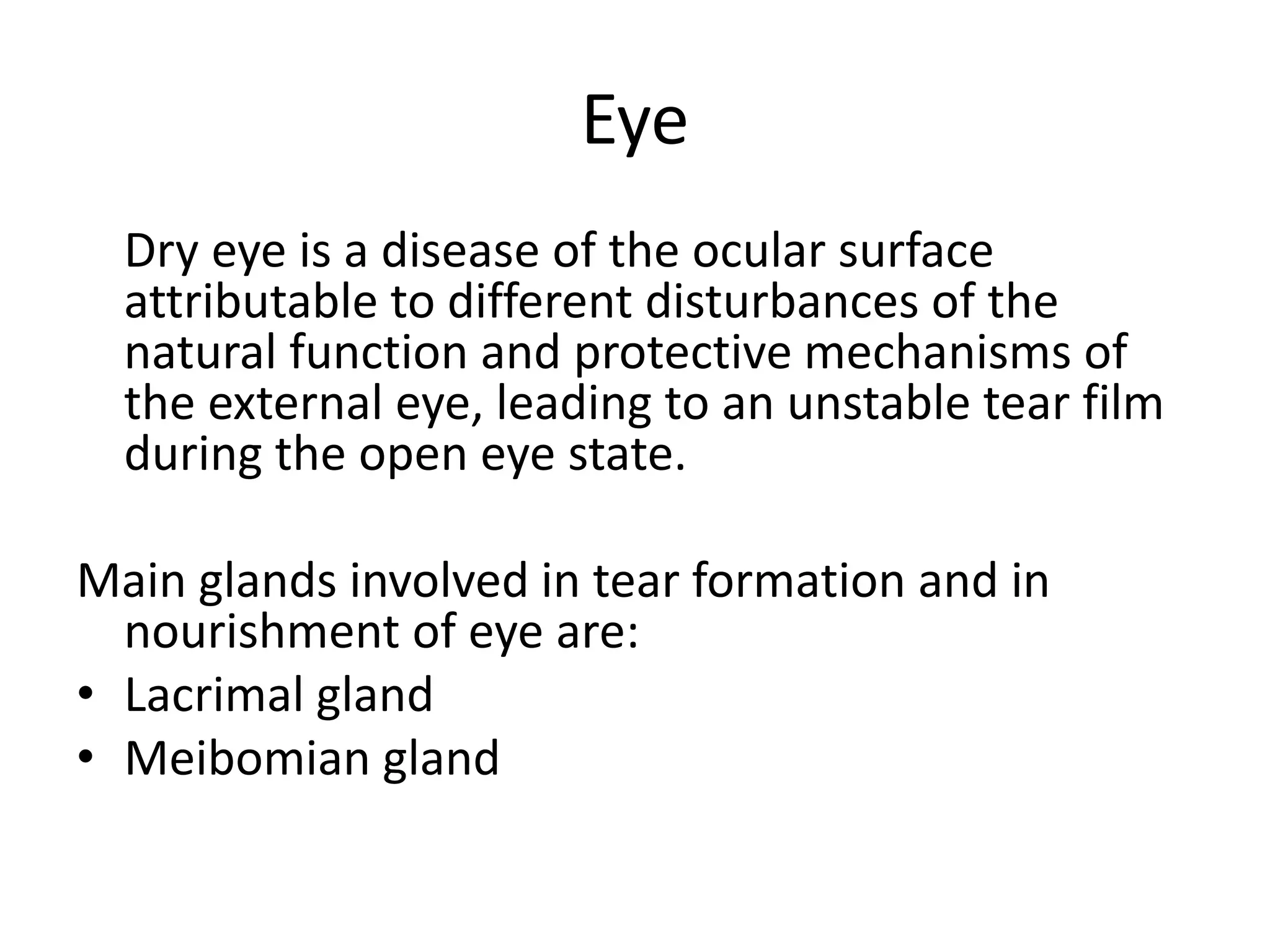 Eye Introduction and its parts | PPTX