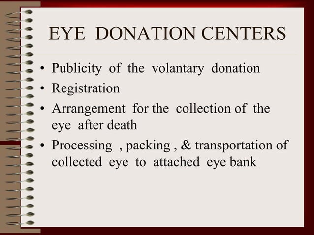 eye-banking.ppt | Eye and Vision Conditions | Diseases and Conditions