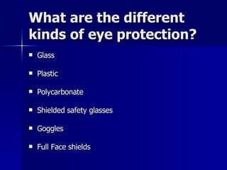 Eye Protection | PPT