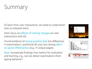 An Eye-tracking Study of User Interactions with Query Auto Completion – Katja Hofmann, Microsoft ...