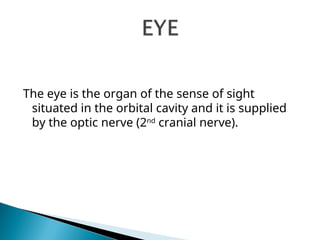 ophthalmology 1;anatomy and physiology of | PPT