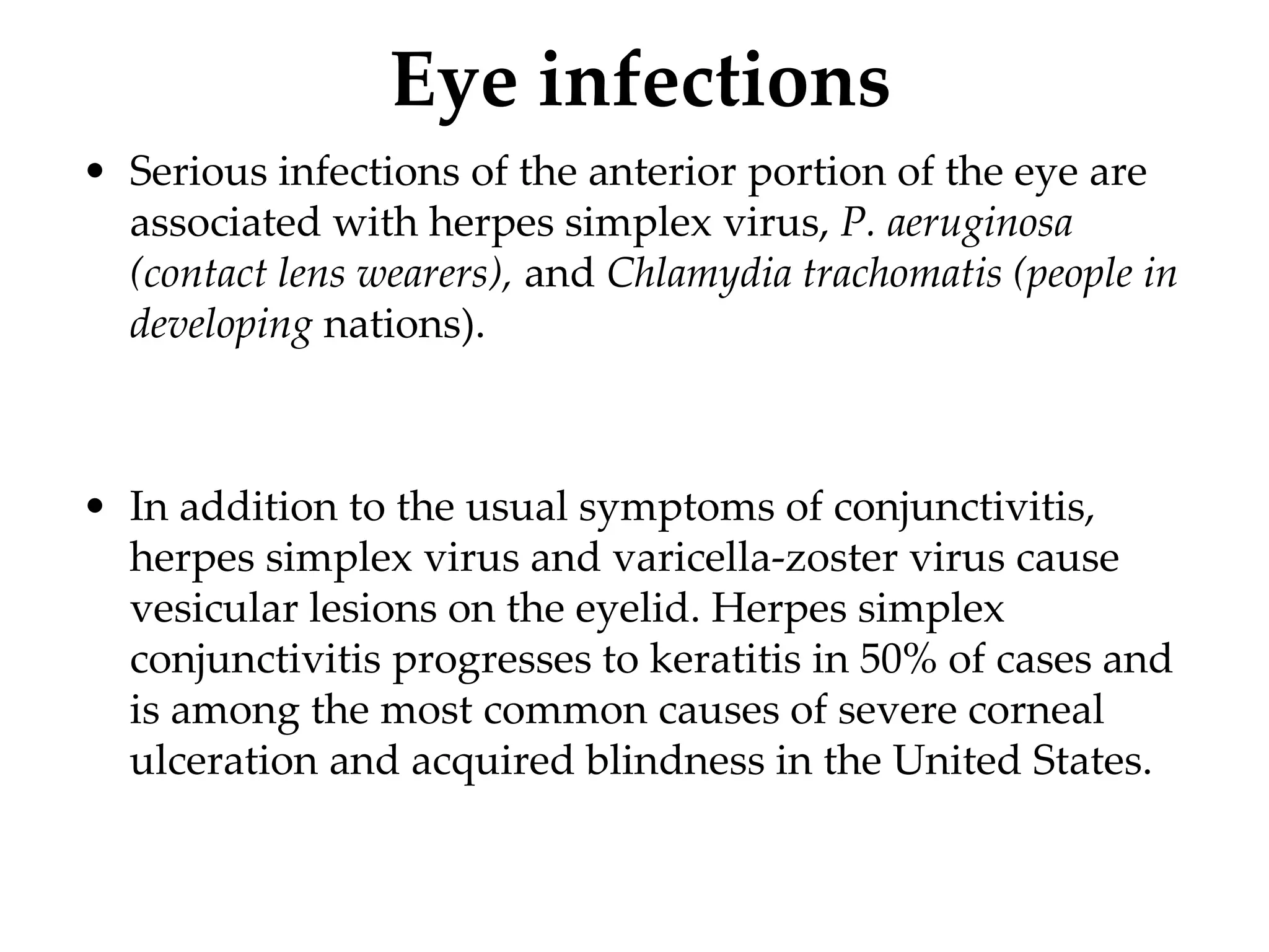 Eye and ear infections microbiology and medicine.ppt | Ear, Nose and ...