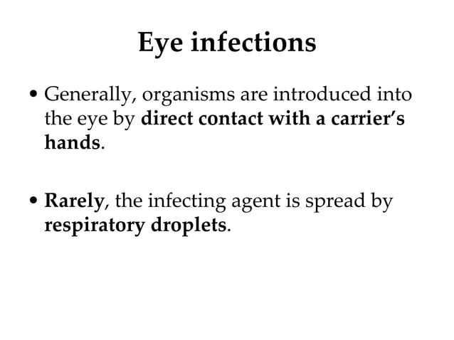 Eye and ear infections microbiology and medicine.ppt | Ear, Nose and ...