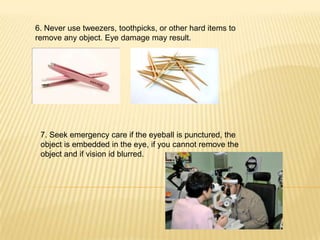 Eye and ear problems first aid | PPTX | Ear, Nose and Throat Conditions ...