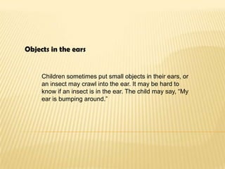 Eye and ear problems first aid | PPTX | Ear, Nose and Throat Conditions ...