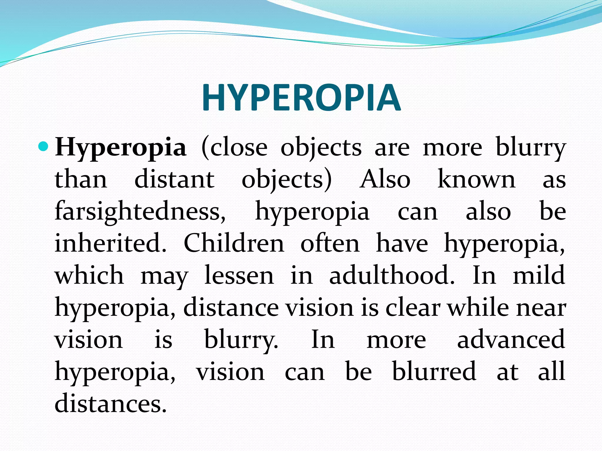 Refractive error and conjuctivitis for nursing | PPTX