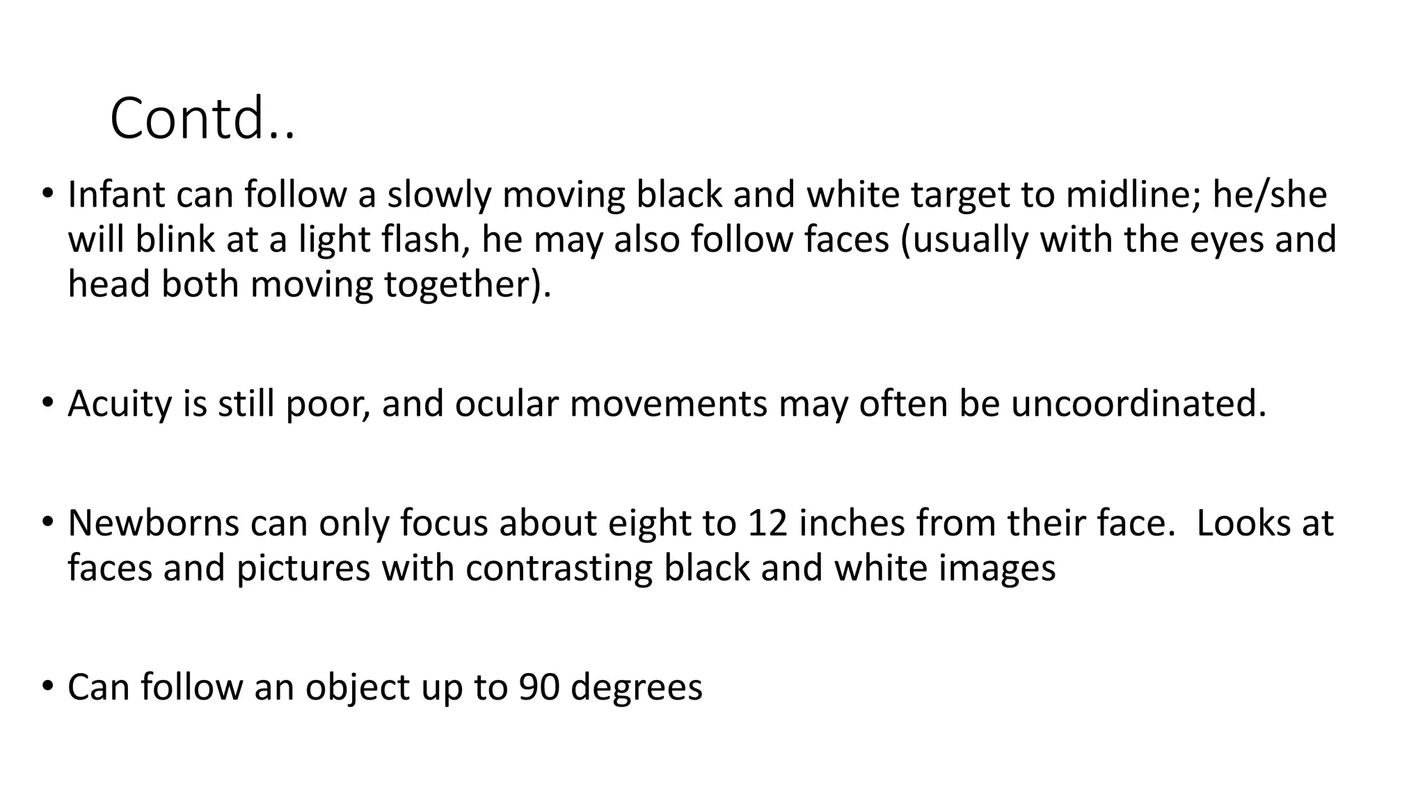 Eye and vision at birth and childhood | PPTX