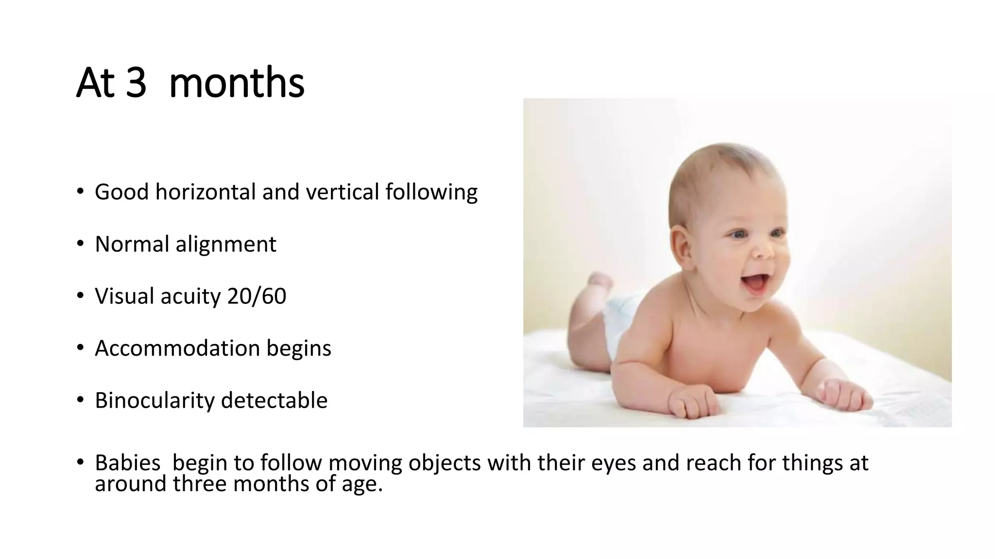 Eye and vision at birth and childhood | PPTX