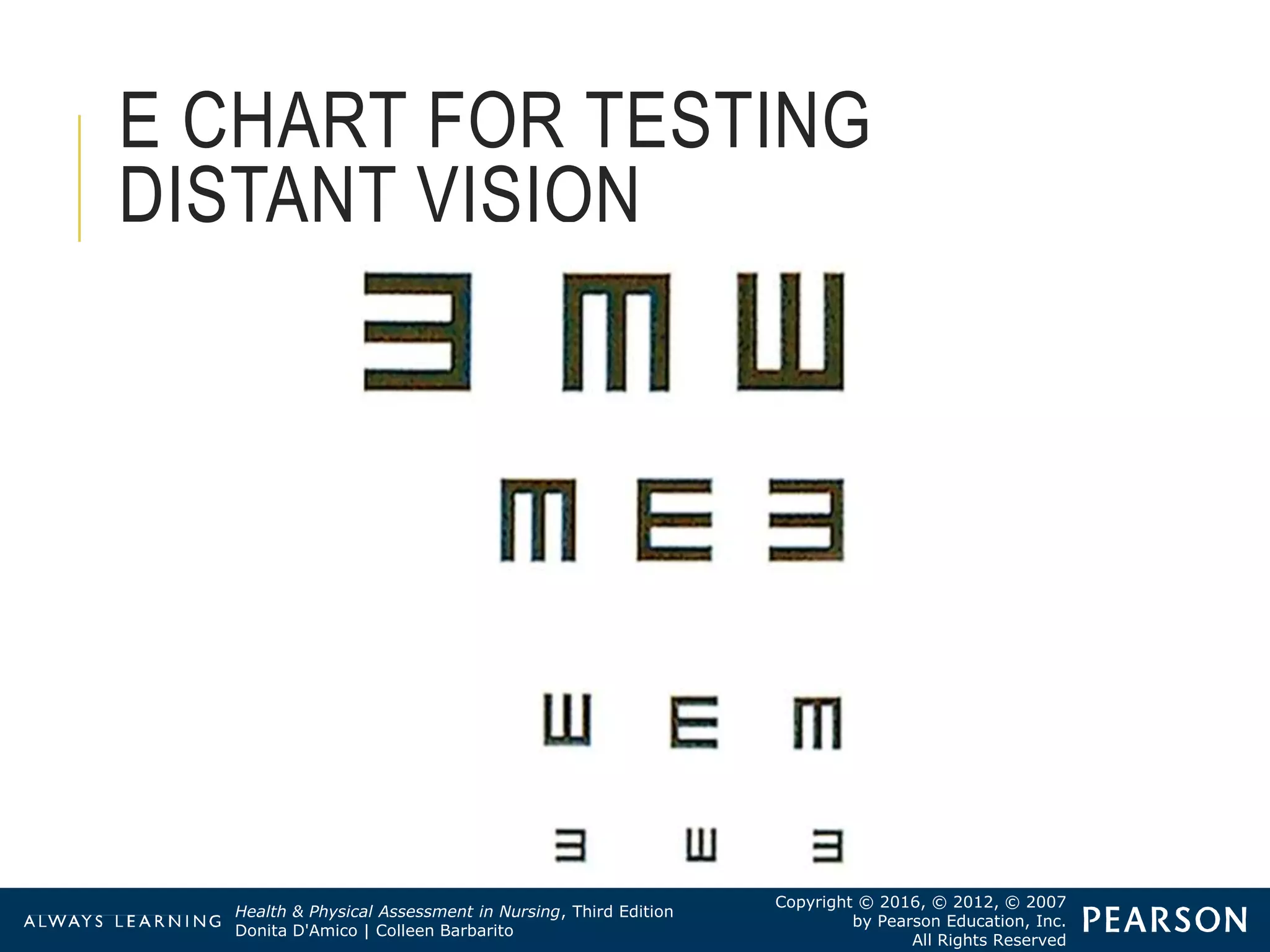 EYE ASSESSMENT.ppt | Eye and Vision Conditions | Diseases and Conditions