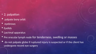 eye assessment ppt.pptxbdbdbbfnfnfnfnfnnfnf | PPTX