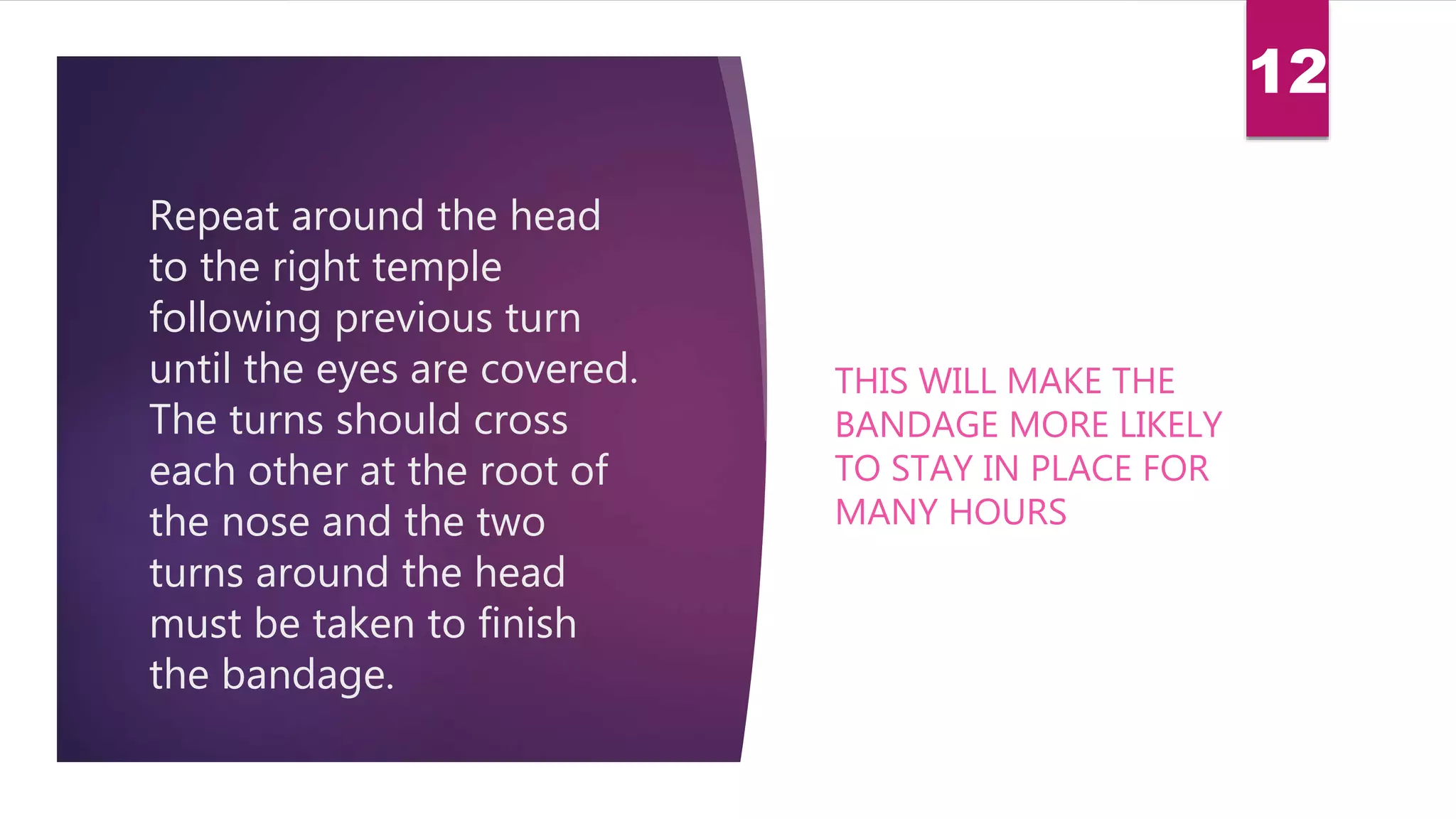 Eye Bandaging Nursing Procedure | PPTX