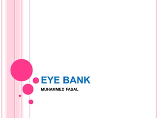 Eye Bank Eye Ball Logo