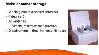 eye bank for ophthalmology medical students | PPTX