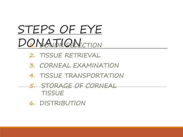 eye bank, eye donation, corneal transplantation.pdf | Eye and Vision ...