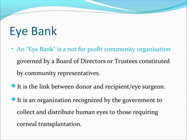 Eye banking and corneal transplantation 10.03.16,dr.k.n.jha | Eye and ...
