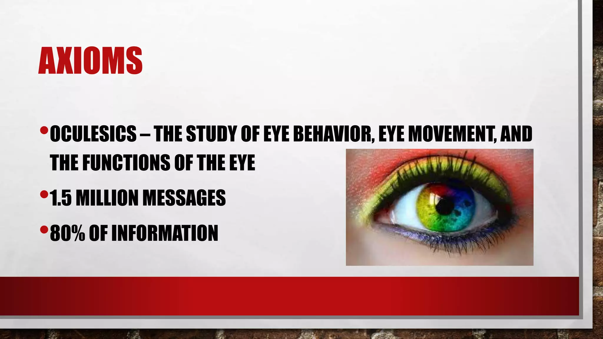 Eye behavior | PPTX