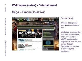 Eyeblaster Online Ads Examples | PPTX | Home Entertainment Systems ...