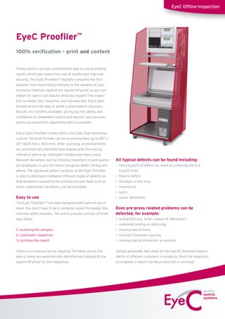 Eyec proofiler-en | PDF