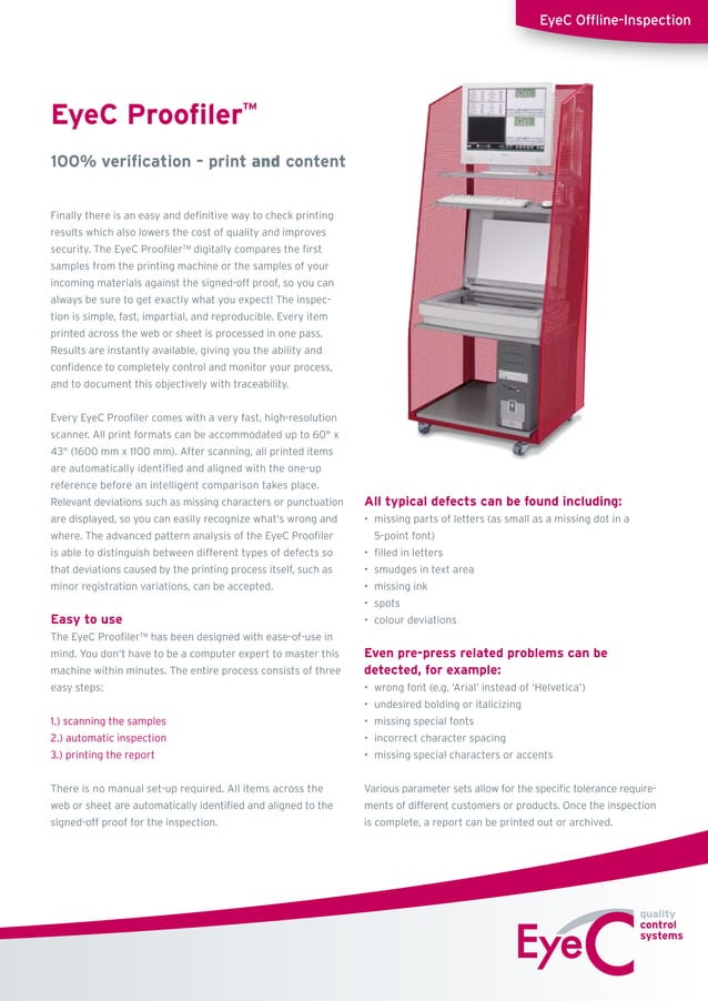 Eyec proofiler-en | PDF | Desktop Publishing | Computer Software and ...
