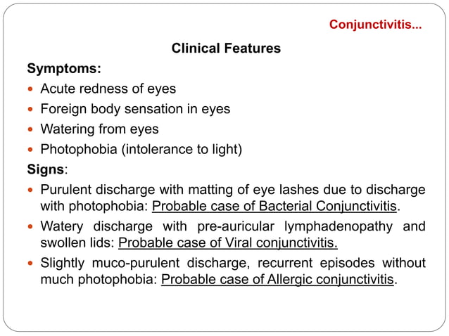 Eye Care Common Eye Related Conditions Pptx