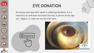 Eye Care for CHO & SN-Eye Health & eye donation.pptx