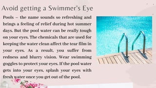 Ways to Protect Your Eyes This Summer | PDF