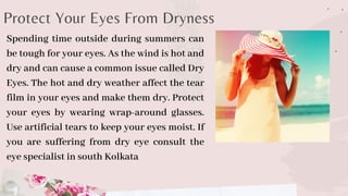 Ways to Protect Your Eyes This Summer | PDF