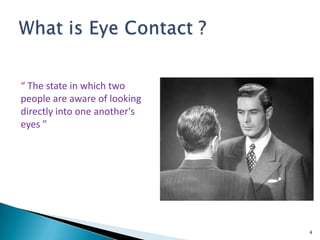 Eye contact | PPTX
