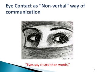 Eye contact | PPTX