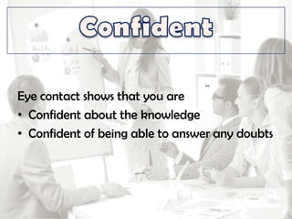 3 Types of Eye contact during presentation | PPTX