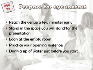 3 Types of Eye contact during presentation | PPTX