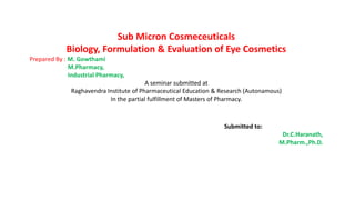 Eye cosmetics | PPT