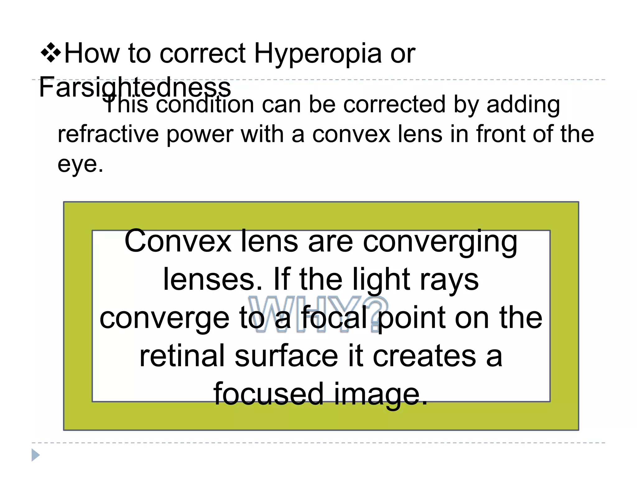 Eye defects and lenses | PPTX