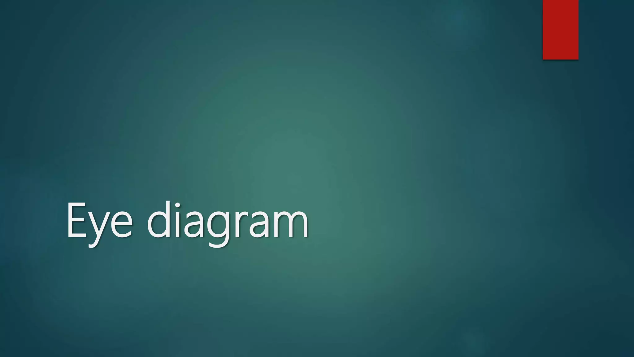 Eye diagram in Communication | PPTX