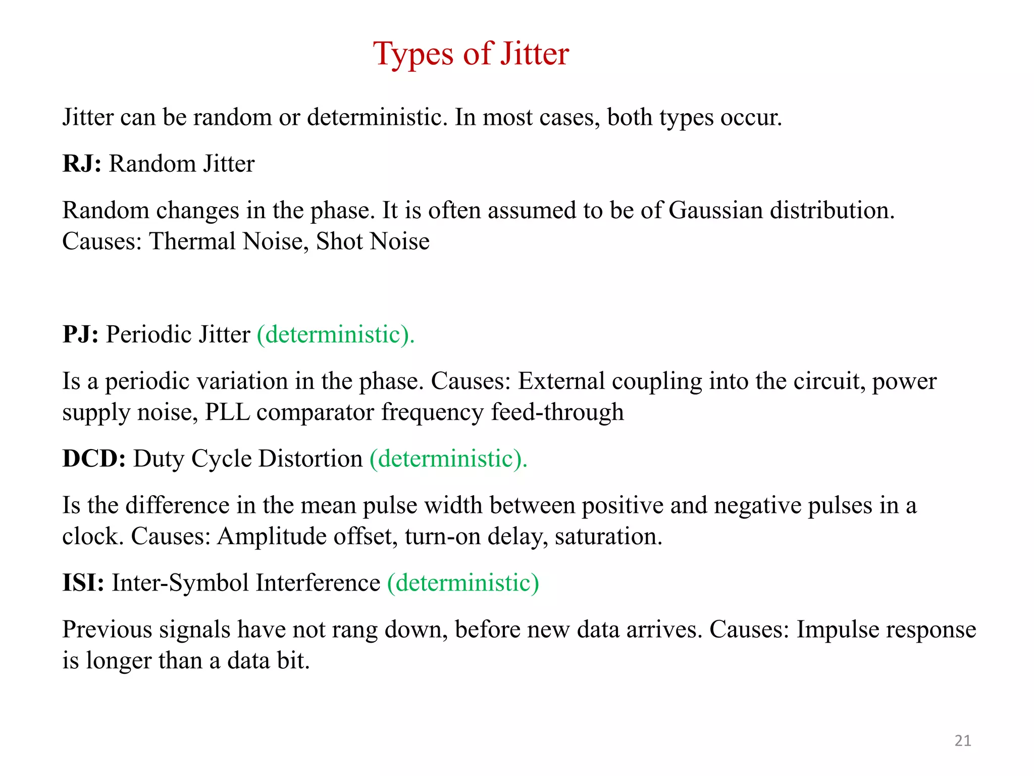 An Introduction to Eye Diagram, Phase Noise and Jitter | PPTX