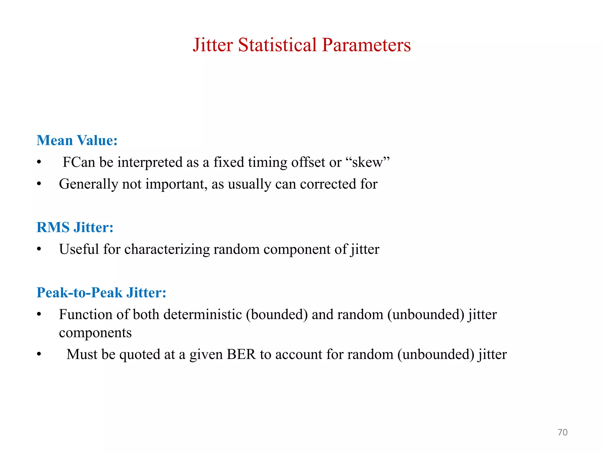 An Introduction to Eye Diagram, Phase Noise and Jitter | PPTX