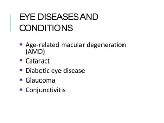 common eye diseases powerpoint presentation | PPTX