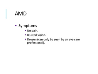 common eye diseases powerpoint presentation | PPTX