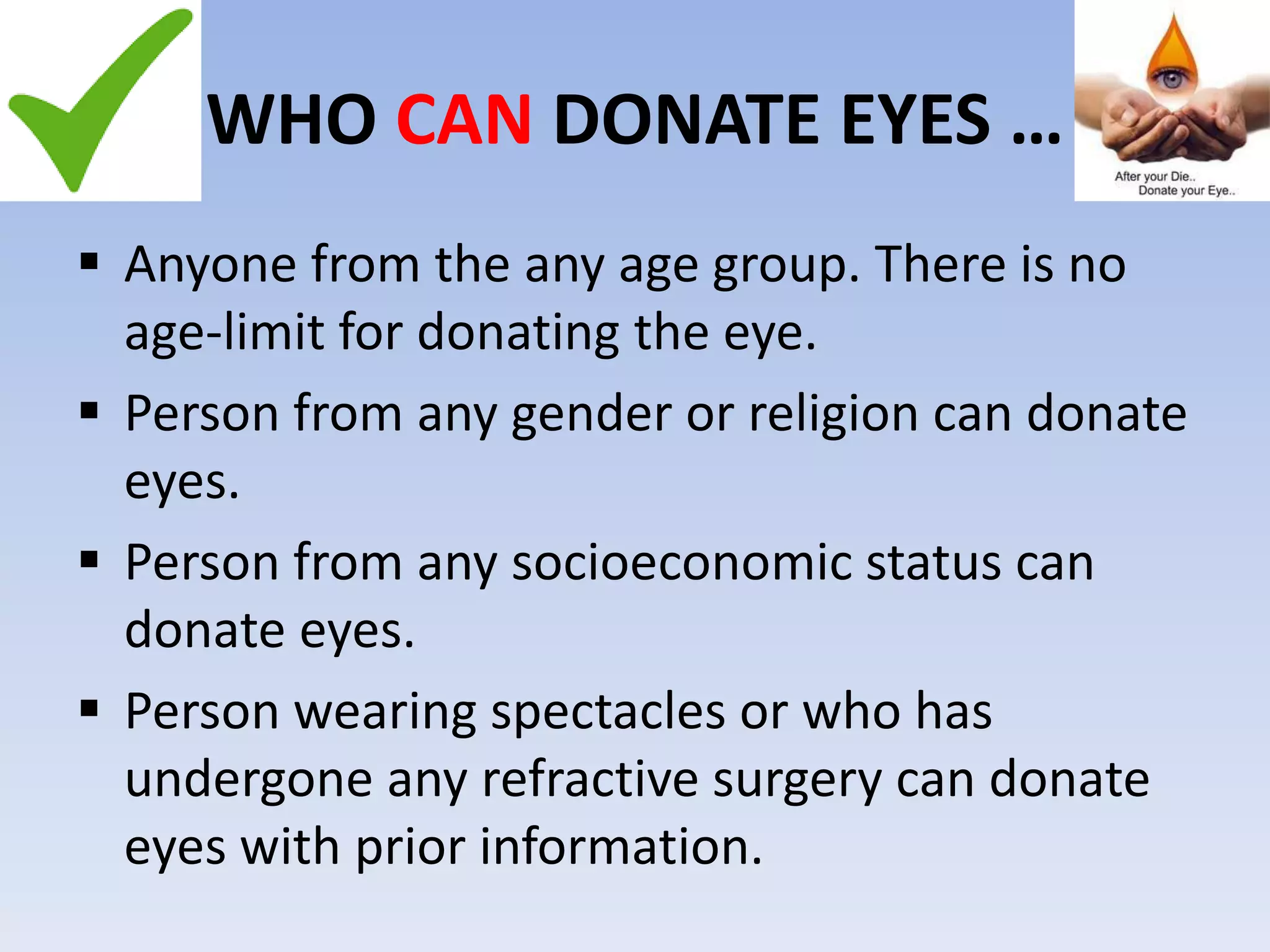 Eye donation | PPTX