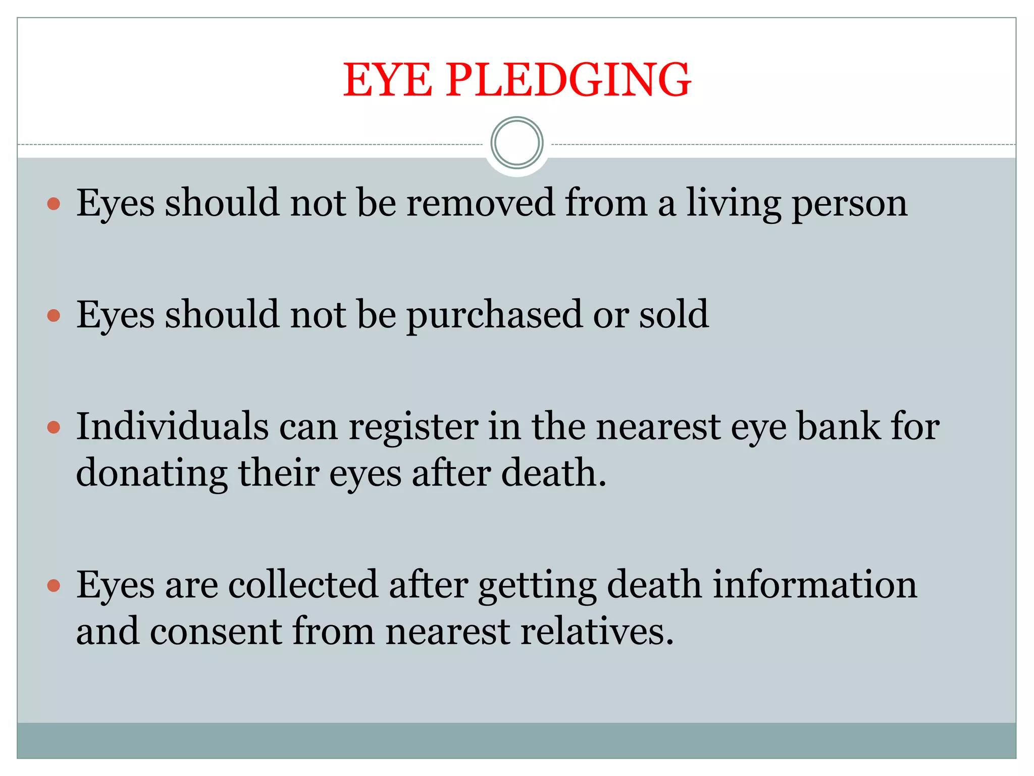 Eye donation | PPTX