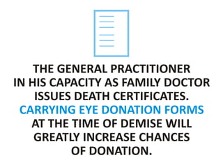 Eye donation presentation | PDF