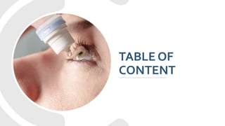 Detailed Project Report on Setting up a Eye Drop Manufacturing Plant | PPTX