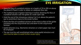 Eye drop or ointment placement. Ocular burn.contact lens.pptx